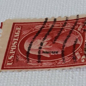 US George Washington Red 2c Postage Stamp - Etsy