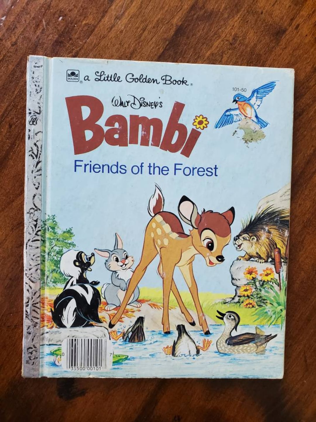 1975 Bambi Friends of the Forest Little Golden Book Silver Edge - Etsy