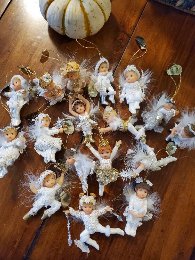 17 Ashton Drake Snow Angels Heirloom Christmas Ornaments - Etsy