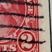 George Washington Red 2c US Postage Stamp - Etsy