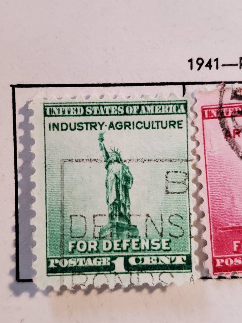 1941 for Defense US Postage Stamp Trio Lot - Etsy