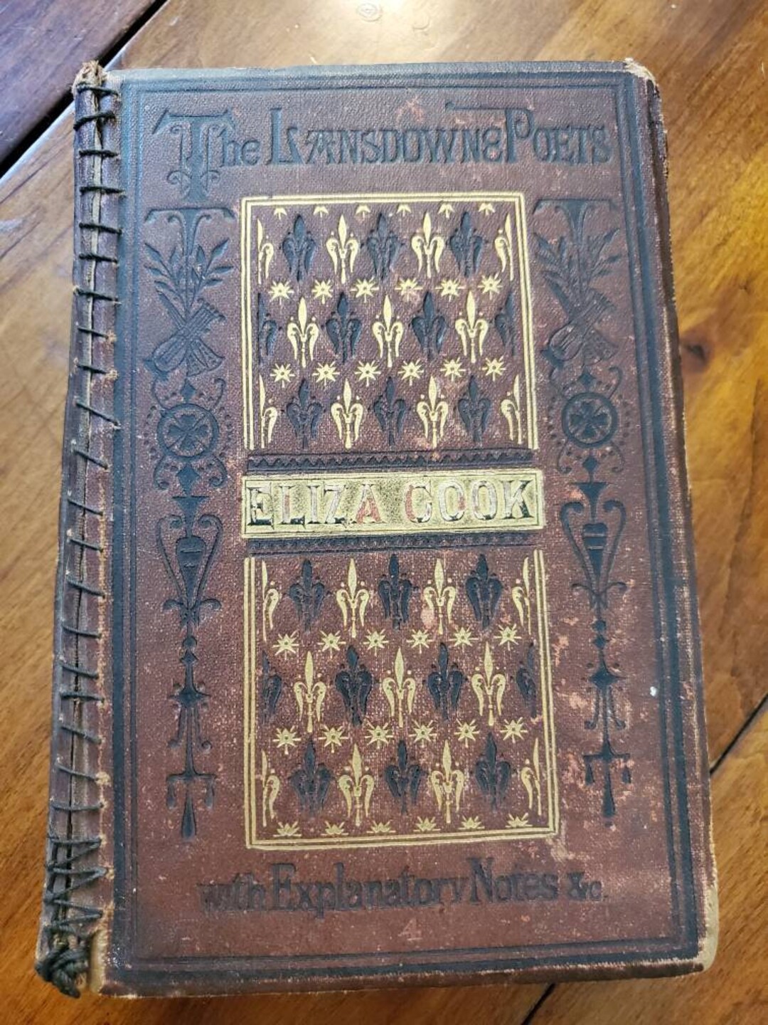 1800's the Lansdowne Poets Eliza Cook With Explanatory Notes Hardcover ...