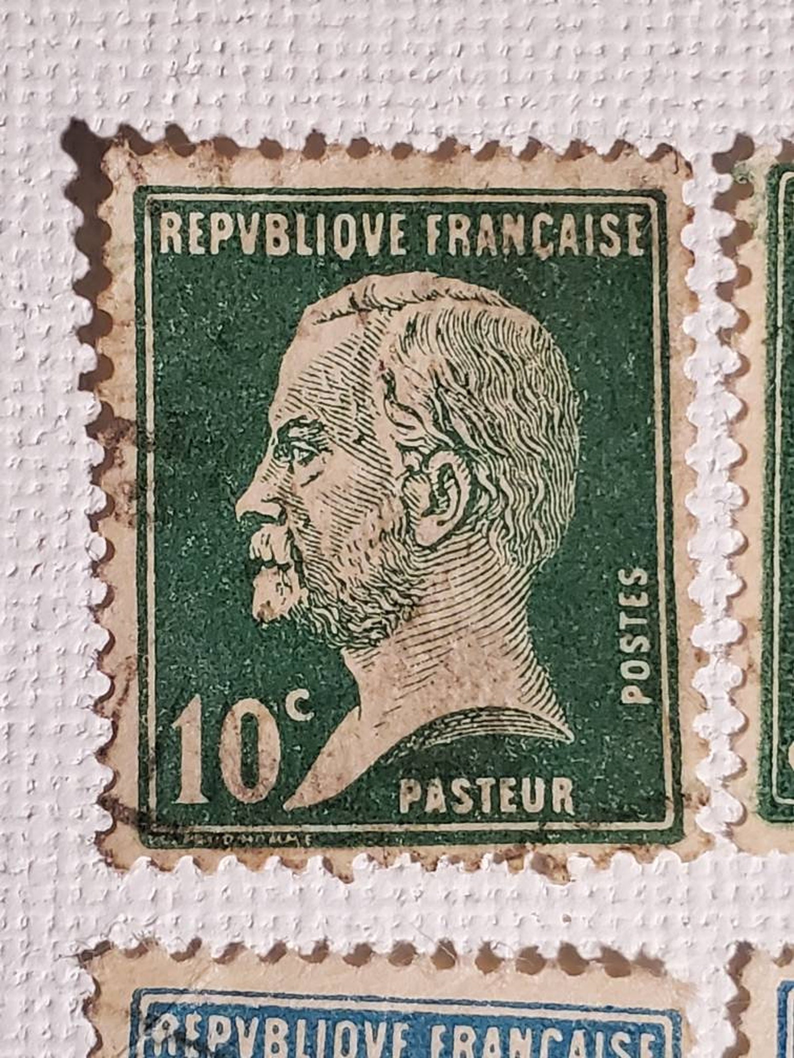 France Mail Postage 1924 Louis Pasteur 6 Postal Stamps - Etsy