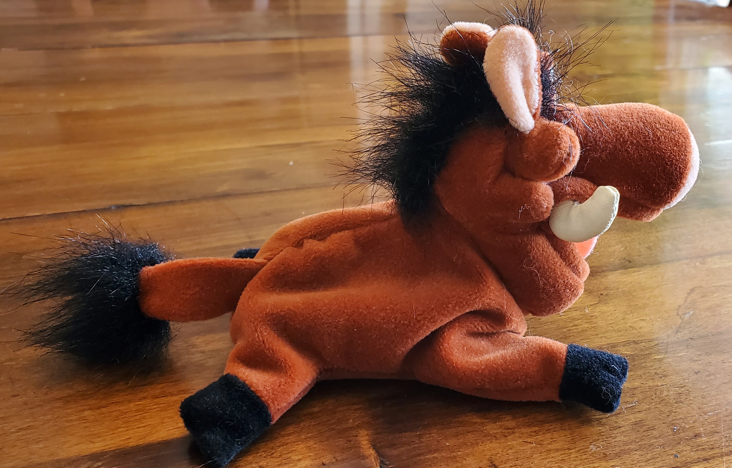 Disney's the LION King Pumba Plush Beanie Stuffed Animal - Etsy