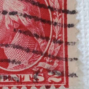 US George Washington Red 2c Postage Stamp - Etsy