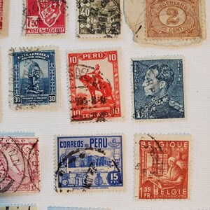 22 Used Postage Stamps Variety - Etsy
