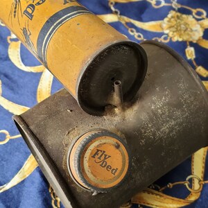 1926 Fly Ded Insect Spray Can Empty Collectible Metal Decor2 Pc - Etsy