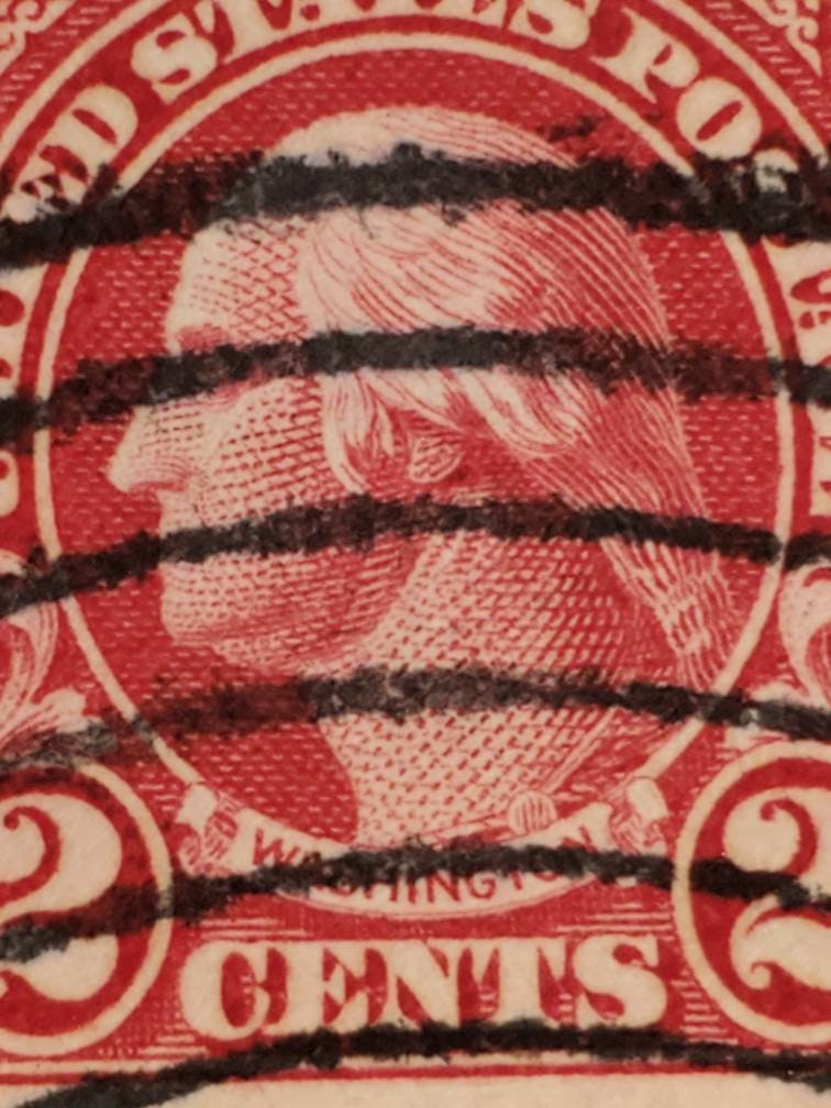 George Washington Red 2c US Postage Stamp - Etsy