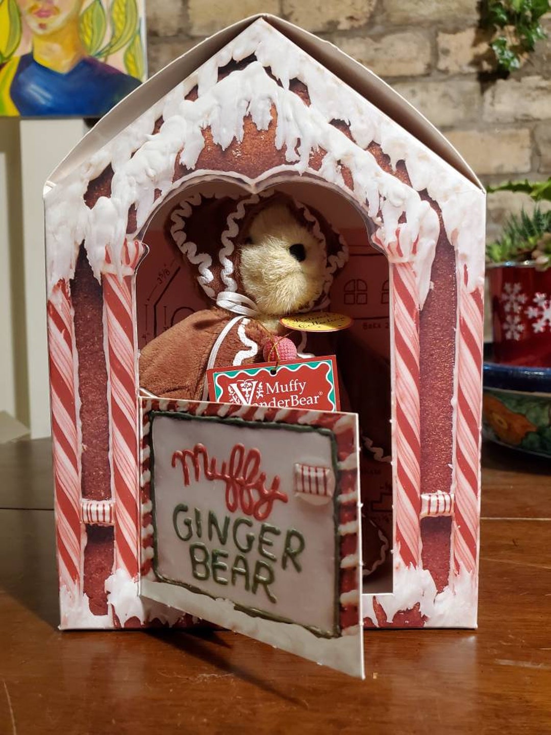 1992 Muffy Ginger Bear Vanderbear Retired Christmas Themed Collectible ...