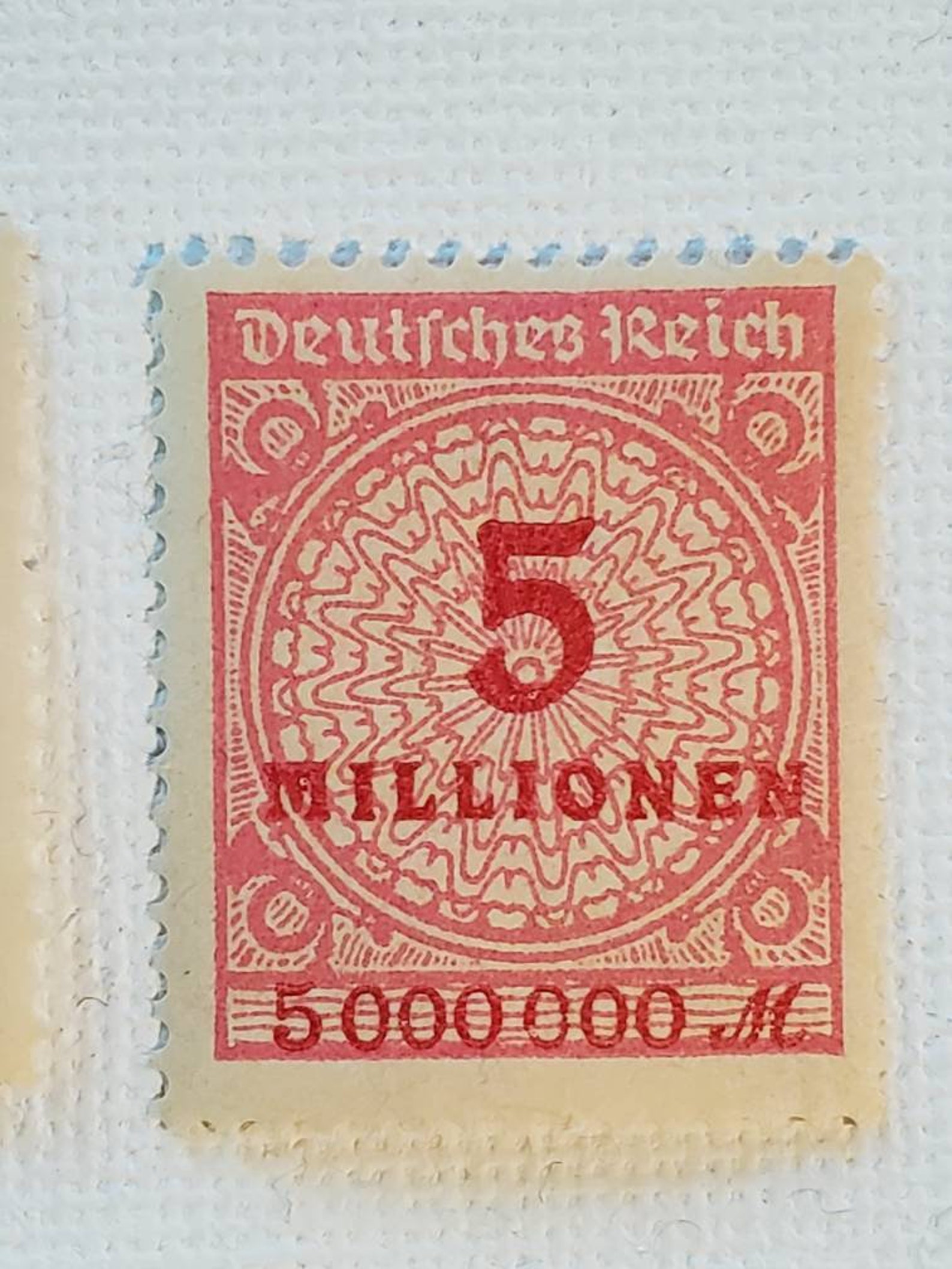 1920's Germany 6 Stamps Shiny OG Unhinged Millionen - Etsy