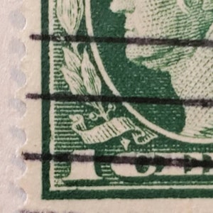 George Washington Green 1c Stamp and Red 2c Stamp - Etsy