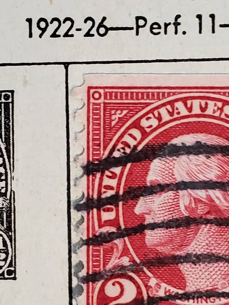 George Washington Red 2c US Postage Stamp - Etsy