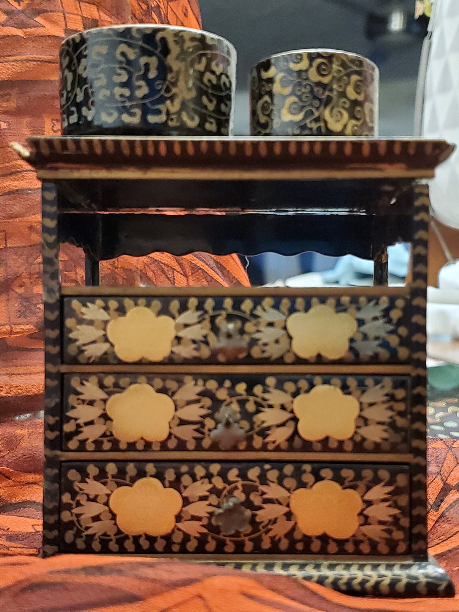 Japanese Hira Doll Decorative Lacquer Furniture Miniature 16 Pc Set - Etsy