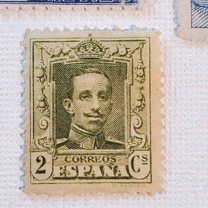 3 Spanish Espana Postage Stamps Used - Etsy