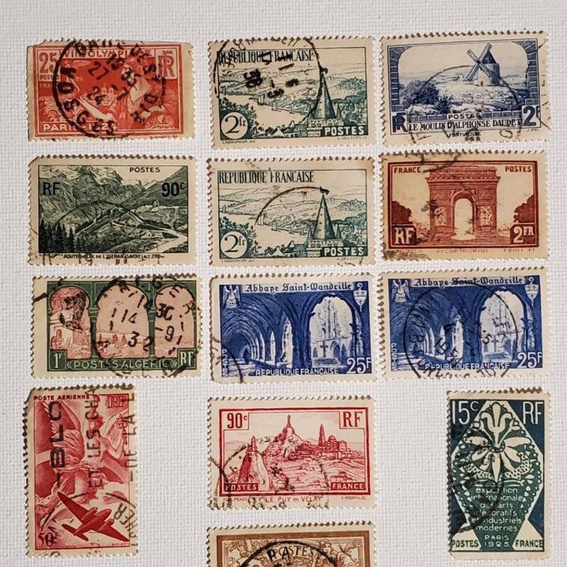 French Stamps - Etsy