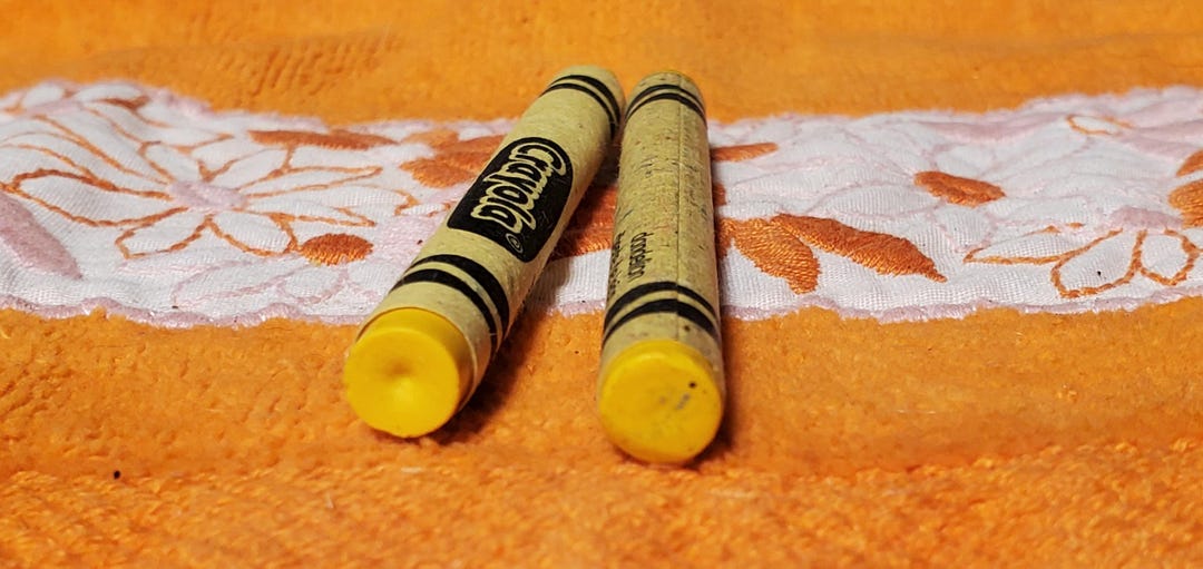 Vintage Dandelion Crayola Crayons X2 Discontinued - Etsy