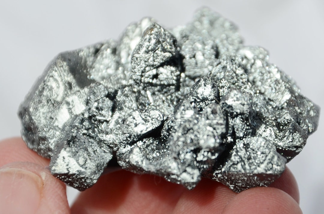 153xx RARE COMBO Mineral 5cm Hematite Pseudomorph After Magnetite Large ...