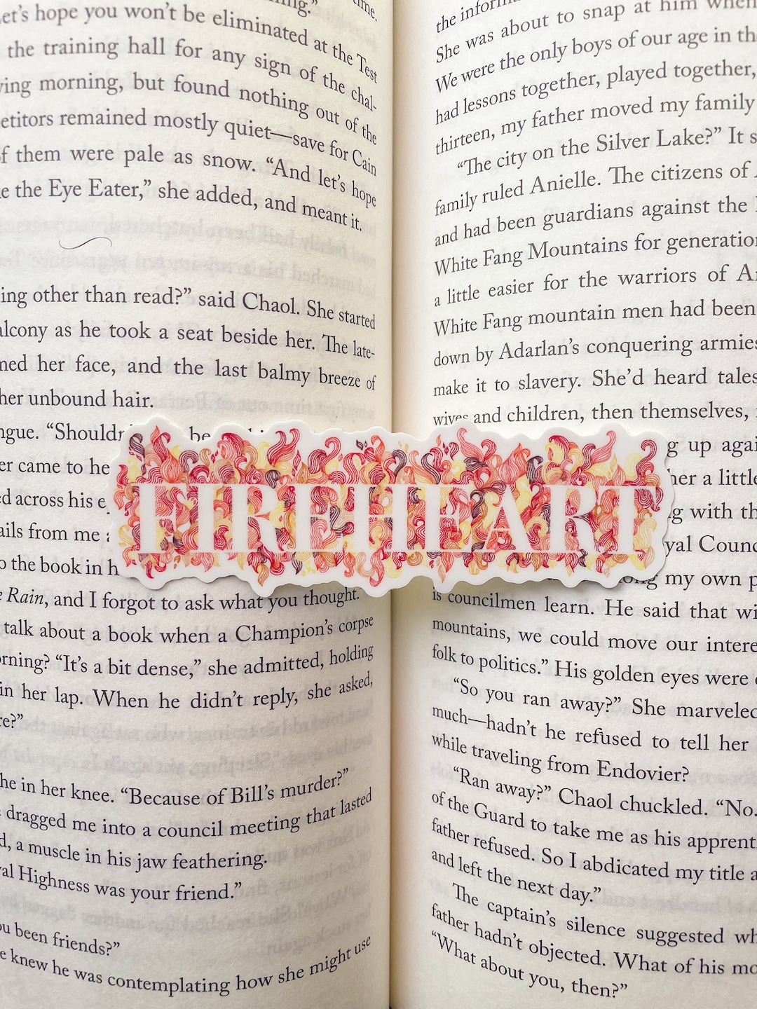 Fireheart Throne of Glass 4 Vinyl Sticker - Etsy