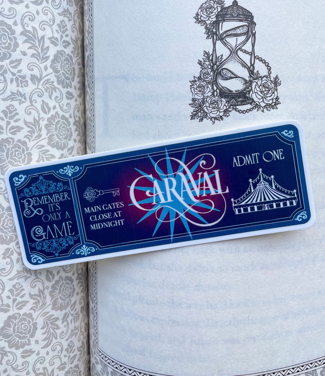 Caraval Ticket | 4” Vinyl Sticker - Etsy