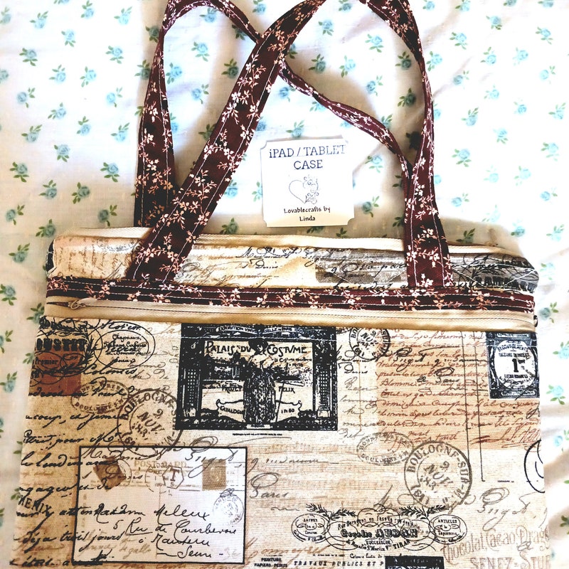 iPad Fabric Tote - Etsy