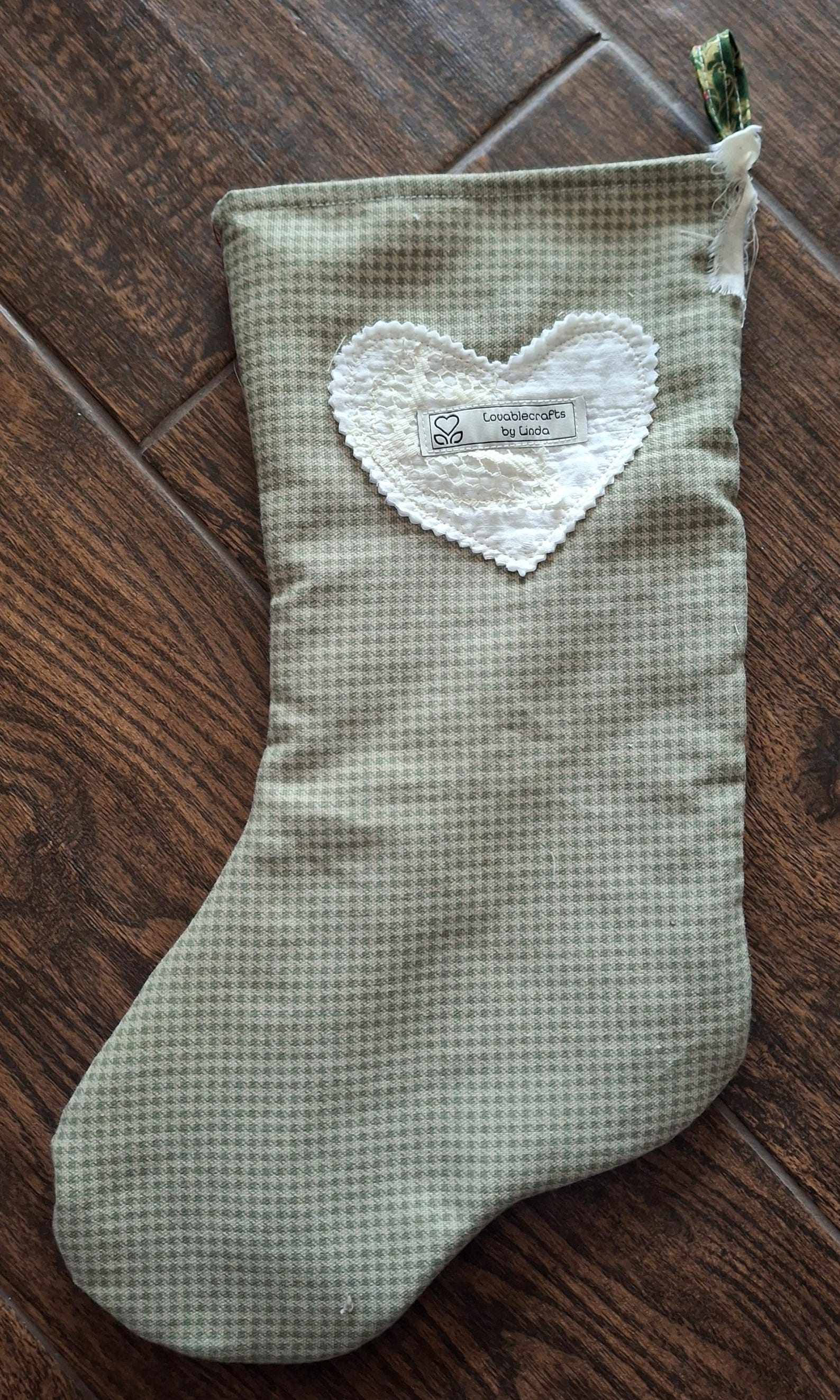 Farm House Scrappy Style Stockingfree SHIPPING - Etsy