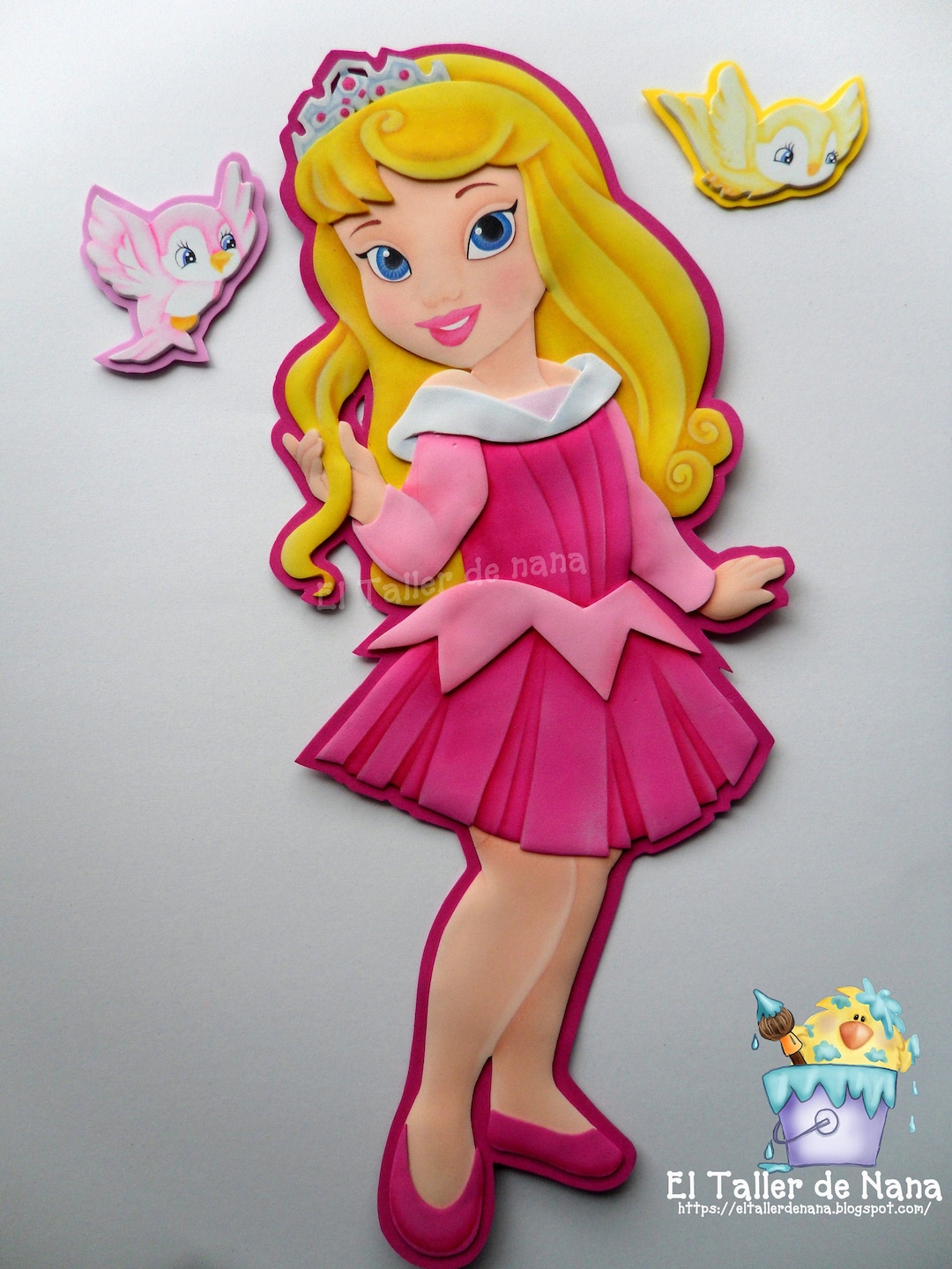 Princess Aurora 50 Cms Foamy Pattern - Etsy