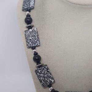 Leopard Necklace - Long Necklace - One of A Kind Necklace - Statement ...