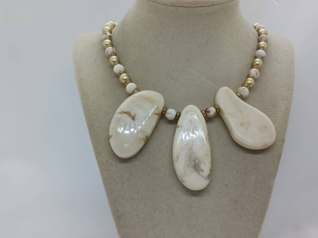 Cream Necklace for Her Wedding Necklace Bridesmaid Necklace One of A ...