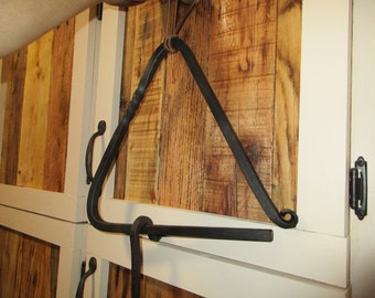 Hand Forged Dinner Bell Striker Iron Triangle - Etsy