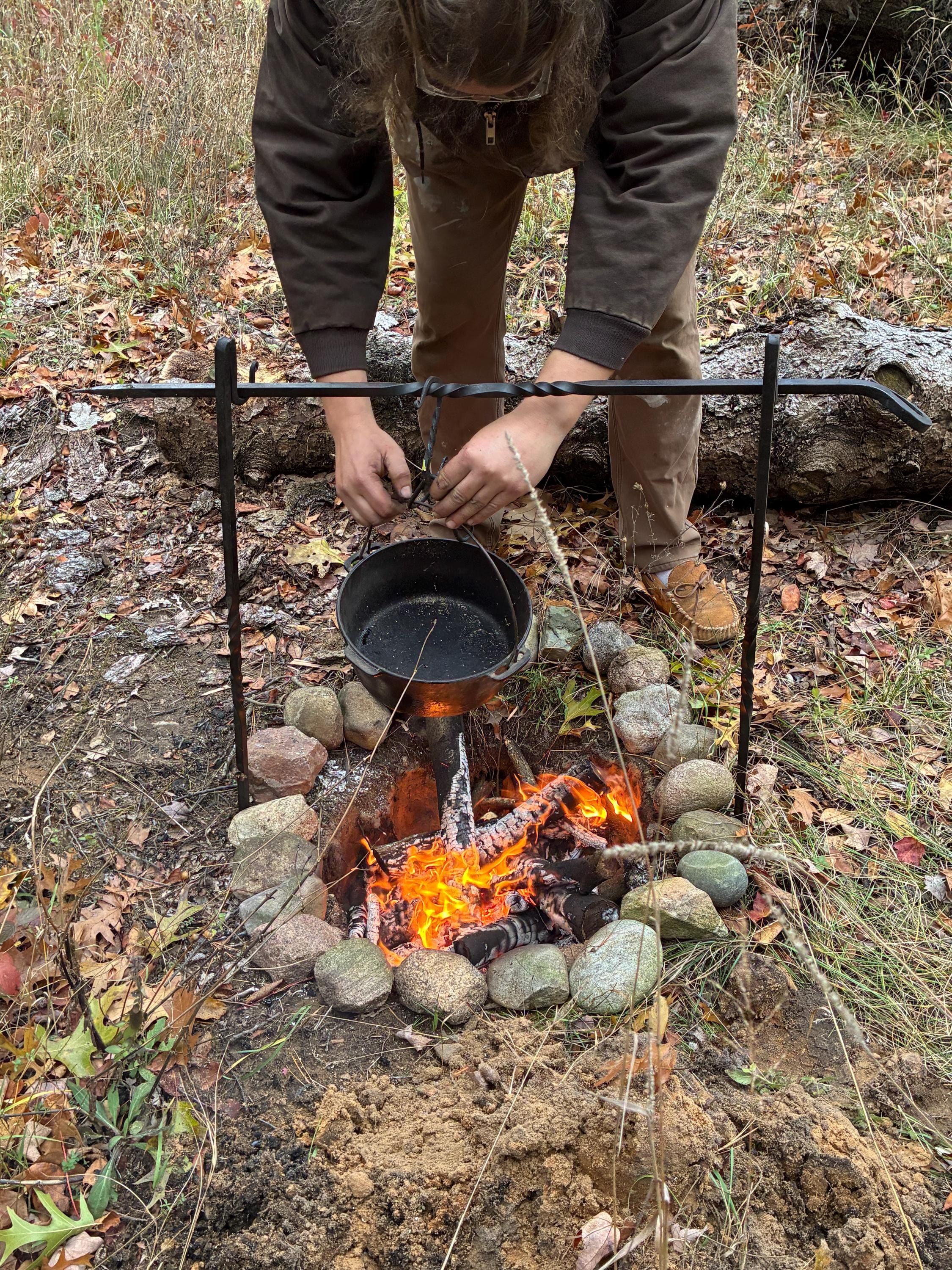Countryman’s Camping Tripod | Hand Forged Cooking Tripod | Outdoor ...