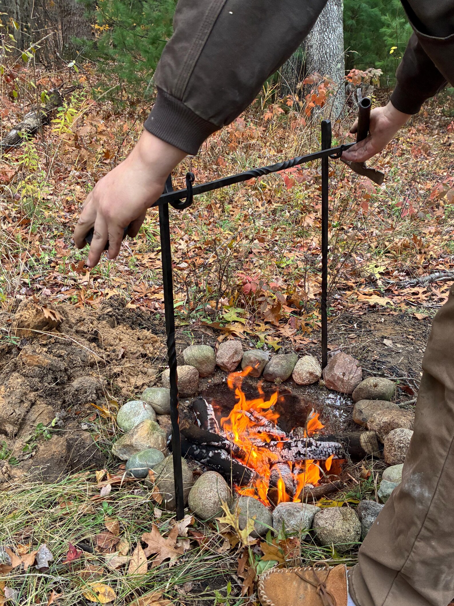 Countryman’s Camping Tripod | Hand Forged Cooking Tripod | Outdoor ...