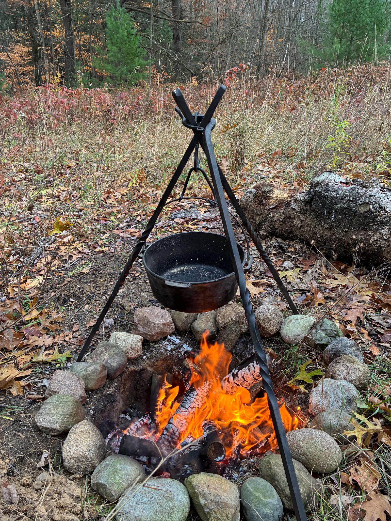Countryman’s Camping Tripod | Hand Forged Cooking Tripod | Outdoor ...