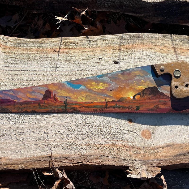 Painted Saws - Etsy