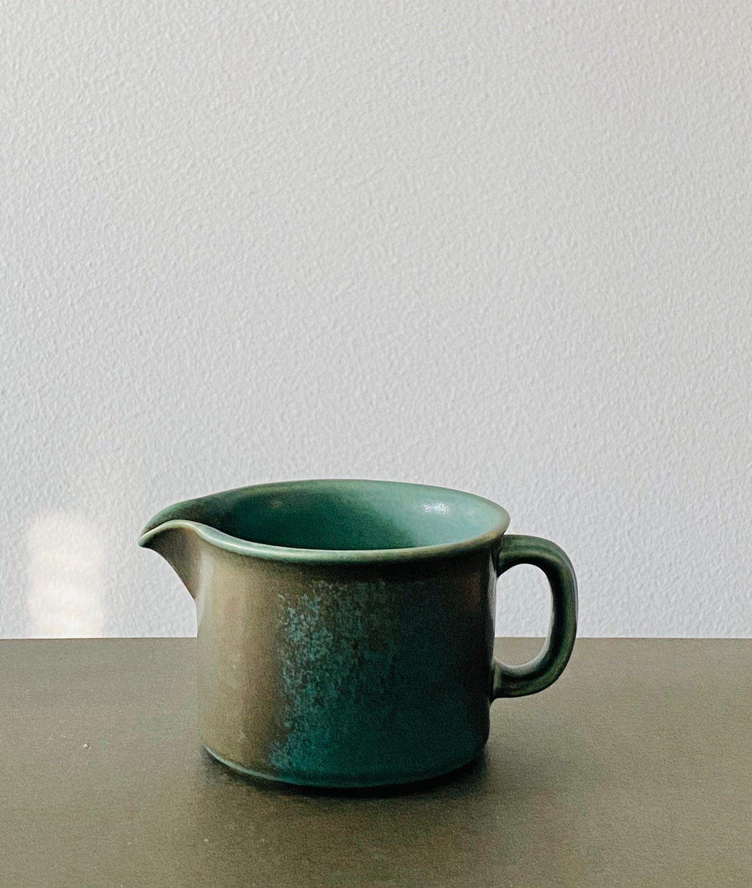 Collectable/rare Arabia Green"ruska" Big Creamer Designed by Ulla ...