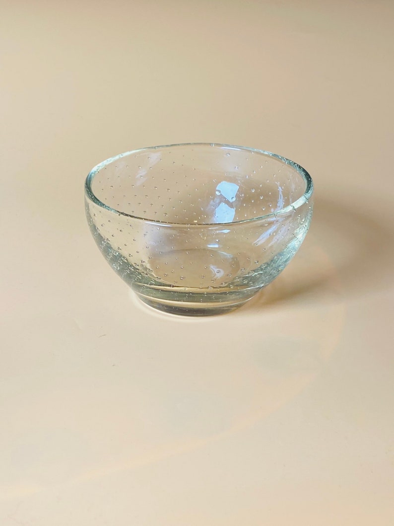 Collectable Vintage Gunnel Nyman Design-bubble Glass Bowl - Etsy