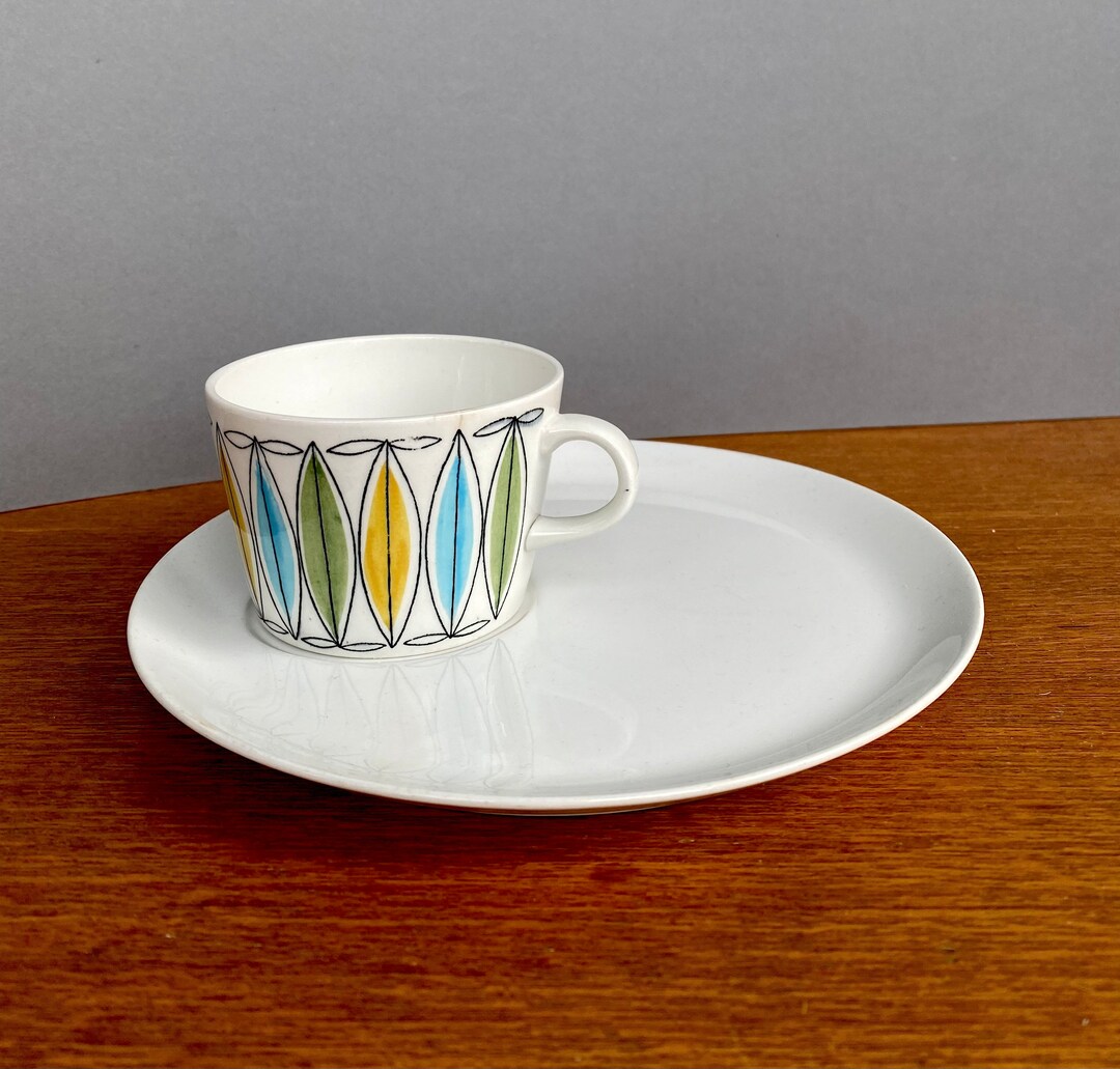 Vintage Arabia Finland Ceramic Coffee Cup Set Named “korona", Designed ...