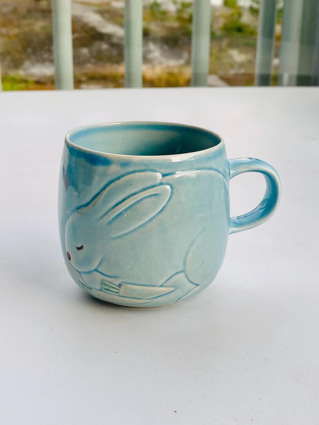 Rare and Collectable- Vintage Pentik Ceramic Bunny Mug Named ”murrr ...