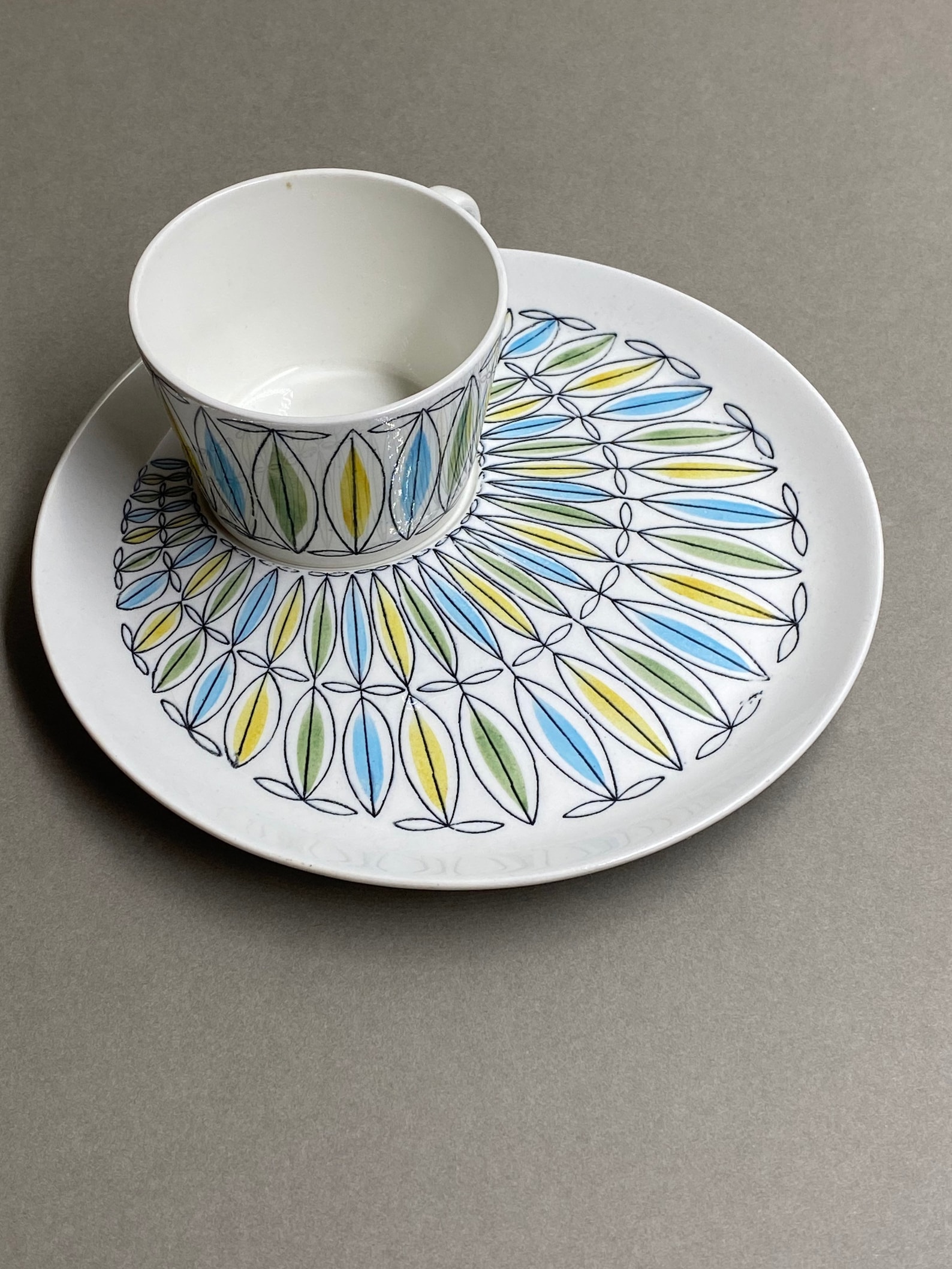Rare / Great Condition Vintage Arabia Finland Ceramic Coffee Cup Set ...