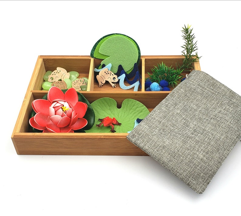 Frog Loose Parts Frog Tuff Tray Pond Small World Twig - Etsy UK