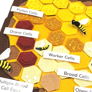 Beehive | Felt Board Set | Beehive Felt Board | Honey Bee Felt Set ...