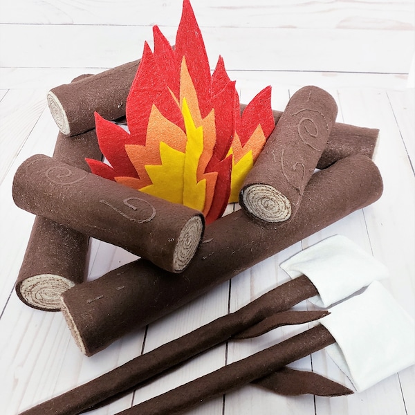 Felt Campfire - Etsy