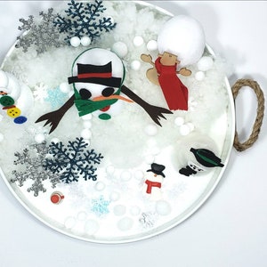 Snowman Sensory Bin, Melted Snowman Sensory Bin, Winter Sensory Bin ...