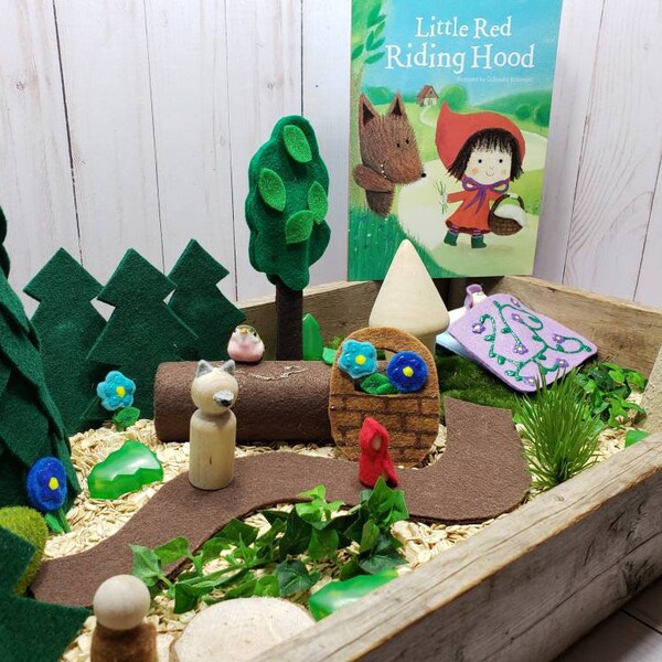 Red Riding Hood Set - Etsy