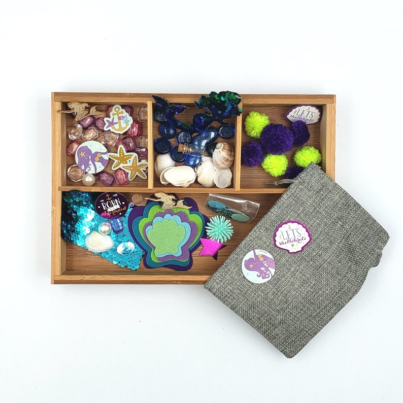 Mermaid Loose Parts Mermaid Tuff Tray Ocean Small World - Etsy