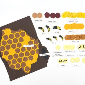 Beehive | Felt Board Set | Beehive Felt Board | Honey Bee Felt Set ...
