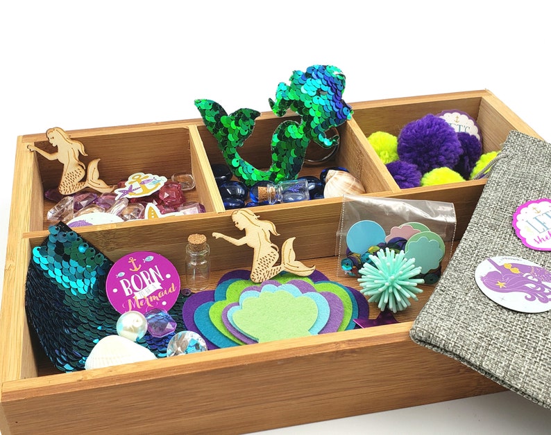 Mermaid Loose Parts Mermaid Tuff Tray Ocean Small World - Etsy