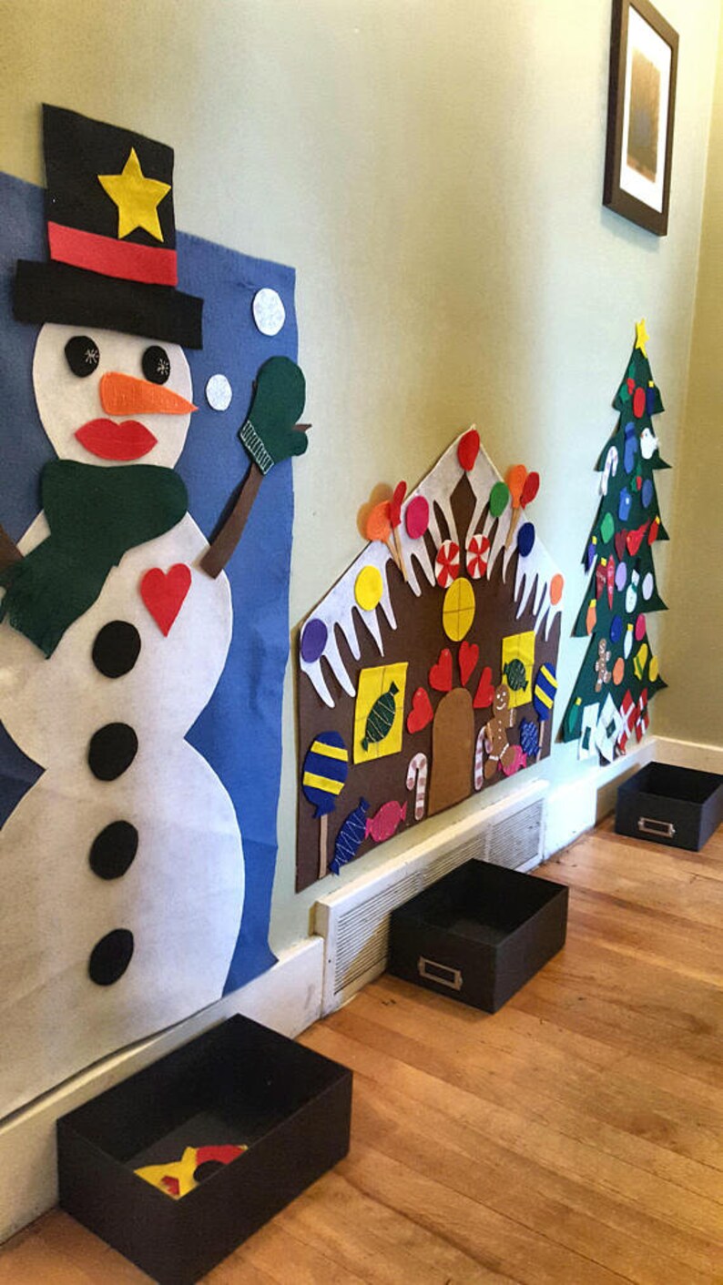 Christmas Tree Felt Board Giant Felt Christmas Tree Felt | Etsy