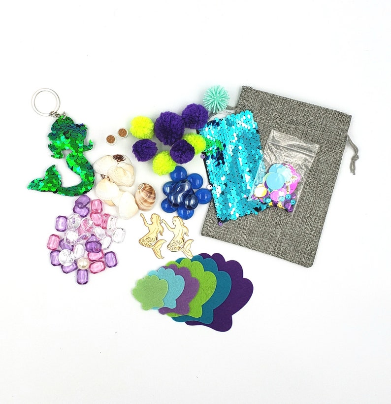 Mermaid Loose Parts Mermaid Tuff Tray Ocean Small World - Etsy