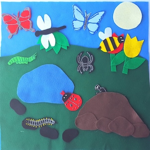 Bug's Life Felt Board Set | Insect Felt Board | Science Felt Board ...