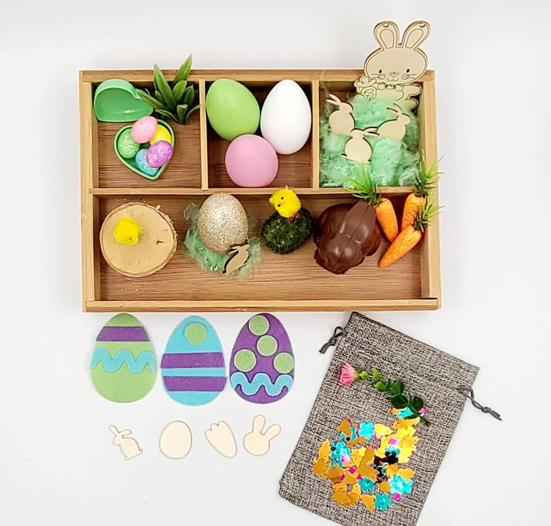 Easter Loose Parts, Bunny Tuff Tray, Spring Small World, Twig and Daisy ...